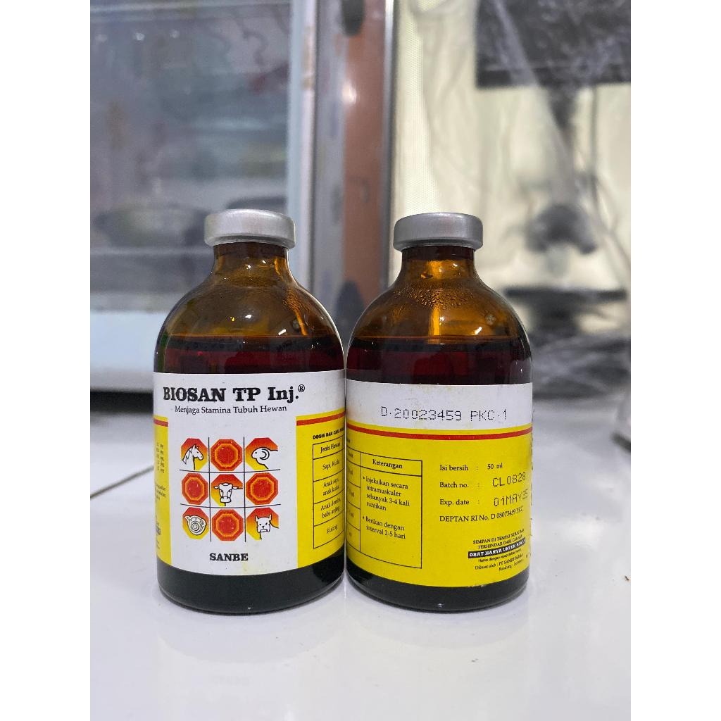 Jual Biosan TP Injeksi Vol. 50ml TRIPLE M - Meningkatkan Stamina Daya ...