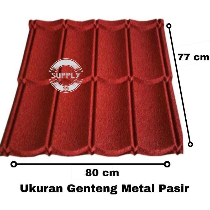 Jual Genteng Metal Pasir Merah - Genteng Metal Murah Genteng Metal ...