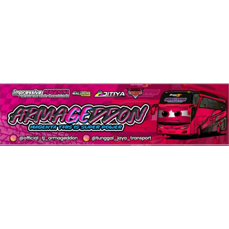 Jual STIKER BUS VIRAL ,STIKER BUS TELOLET | Shopee Indonesia