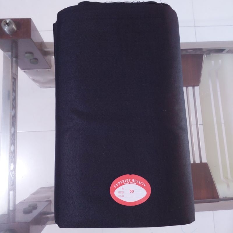 Jual Kain Mori Hitam lebar 90 cm ( warna hitam pekat ) | Shopee Indonesia