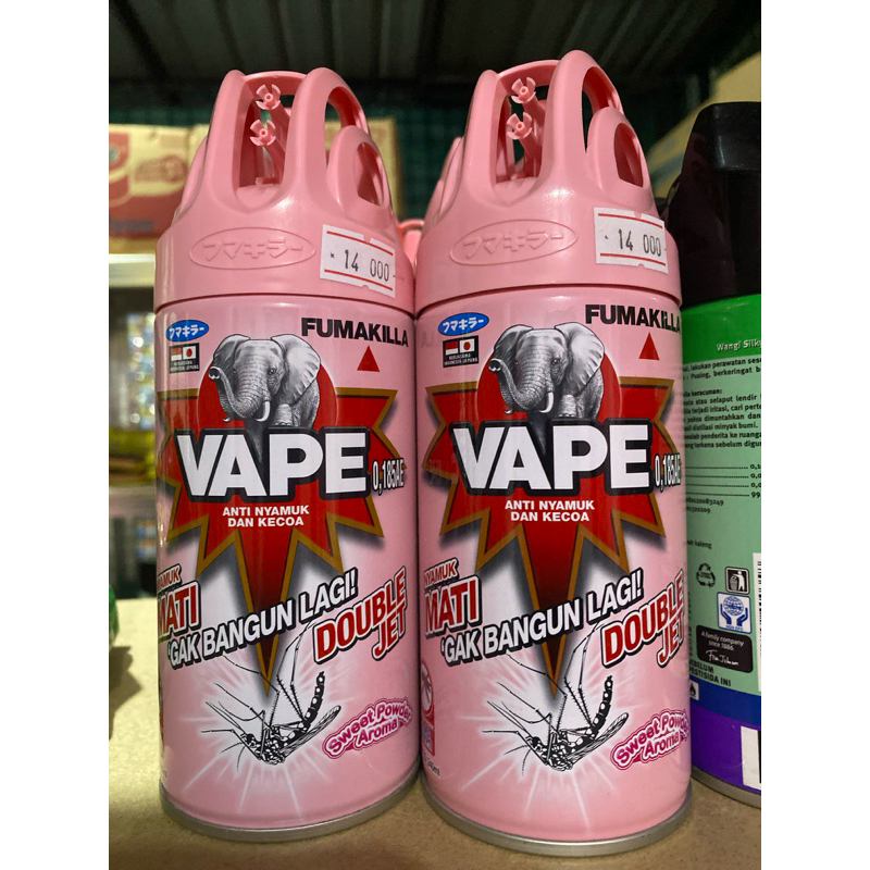 Jual VAPE Anti nyamuk kecoa serangga semprot double jet fumakilla ...