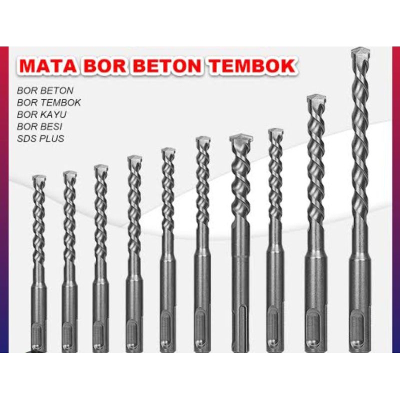 Jual Mata bor beton SDS 10mm x 160mm | Shopee Indonesia