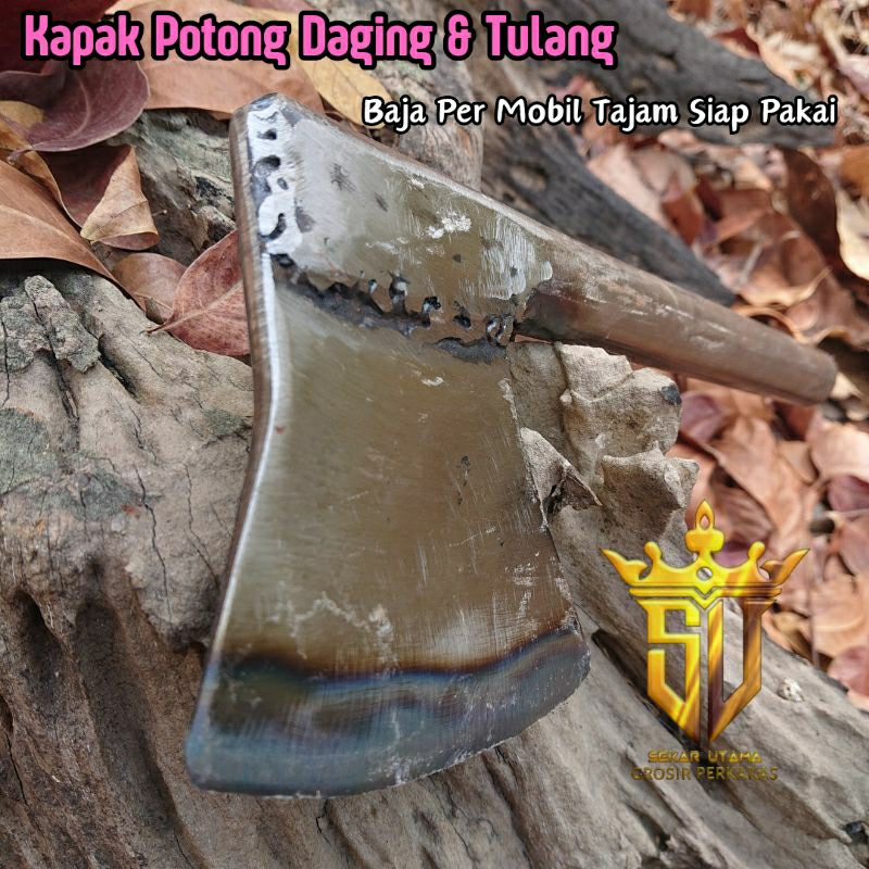 Jual Kapak Pisau Potong Daging Dan Tulang/ Kampak Bahan Baja Per Mobil ...