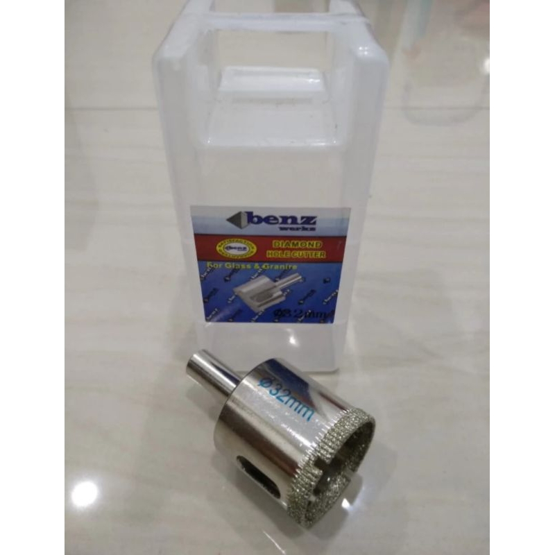Jual mata bor kaca putih 32mili / granit / keramik / premium diamond ...
