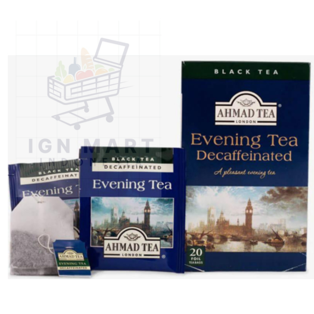 Jual Tea / Teh Ahmad Tea Evening Tea Decaffeinated - Black Tea | Shopee ...