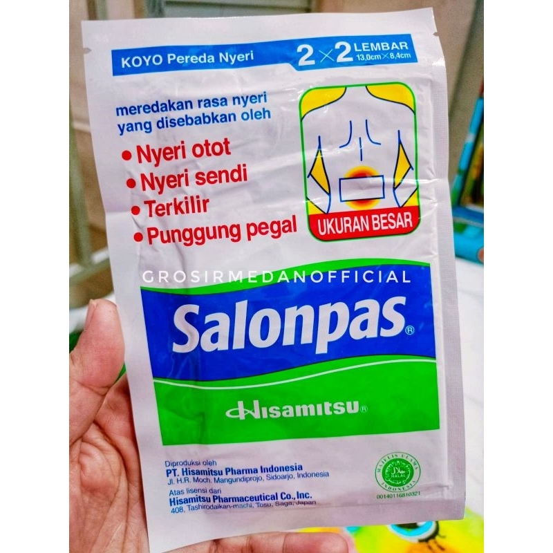 Jual LARGE SALONPAS UKURAN BESAR ISI 2X2 LEMBAR - KOYO SALONPAS PEREDA ...