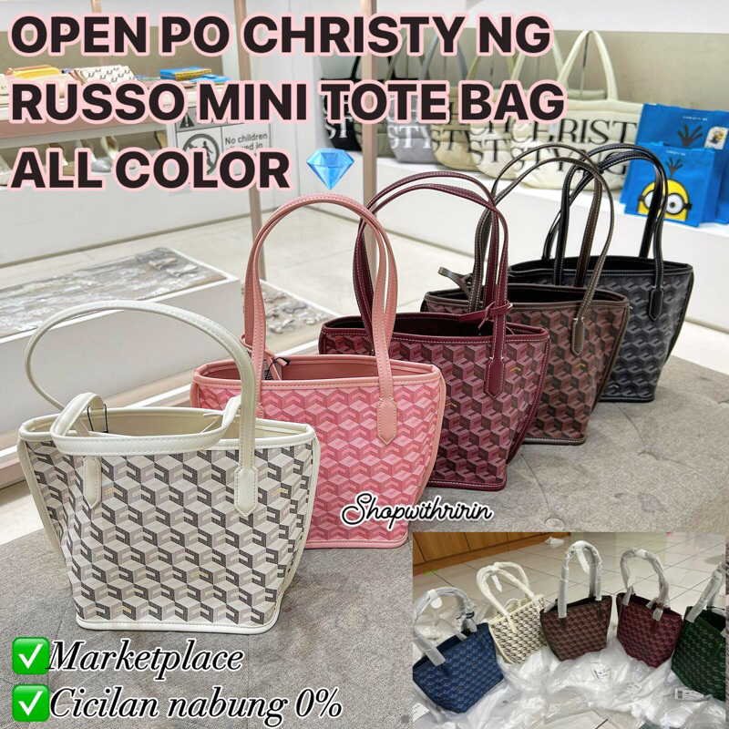 Jual (PO) RUSSO MINI MEDIUM TOTE BAG CHRISTY NG ORIGINAL MALAYSIA ...
