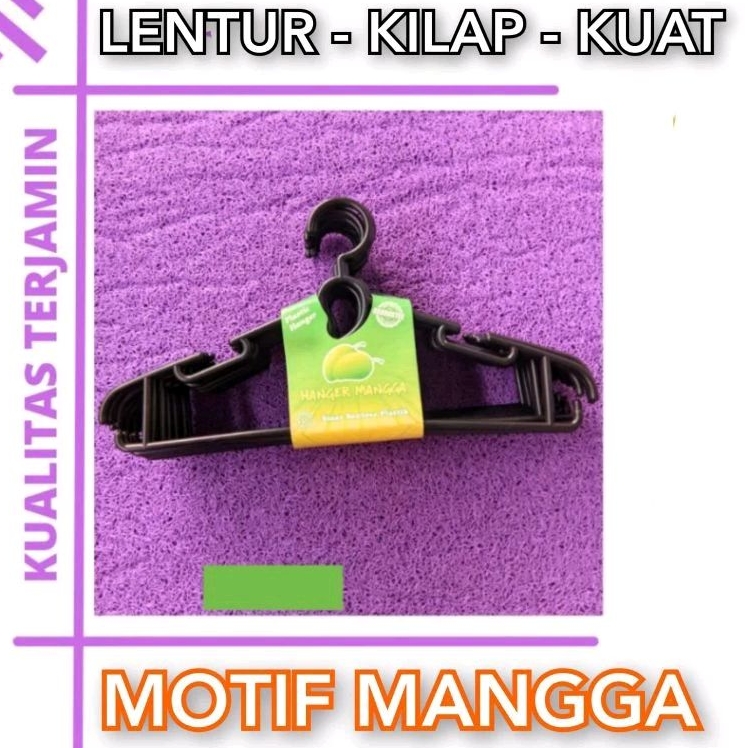Jual 1 Lusin HANGER - GANTUNGAN BAJU DEWASA HITAM MODEL ROTAN ...