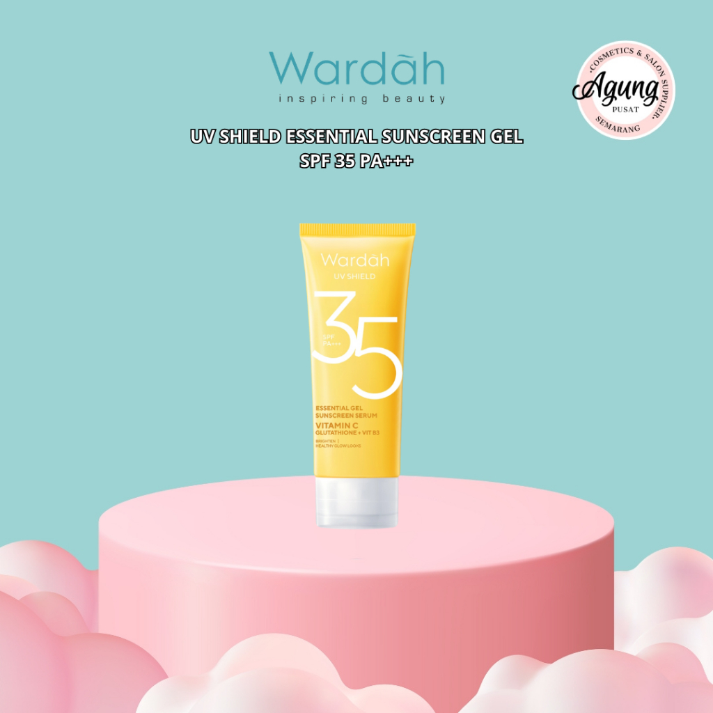 Jual Wardah UV Shield Essential Sunscreen Gel SPF 35 PA +++ 40 ml ...