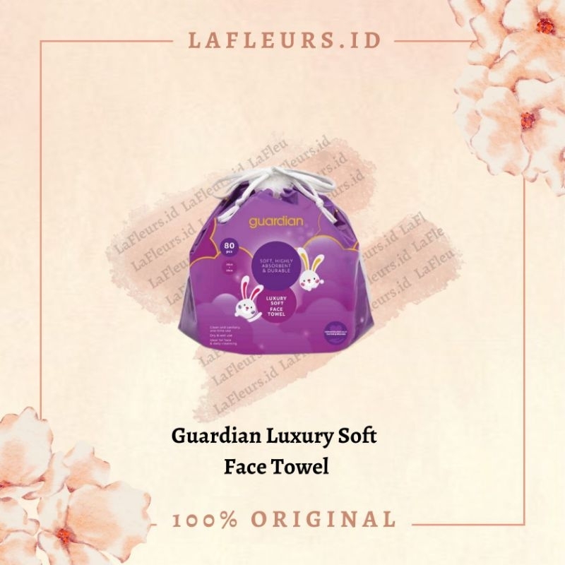 Jual Guardian Luxury Soft Face Towel 80S Disposable / Handuk Wajah ...