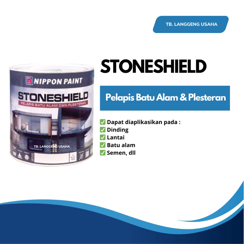 Jual STONESHIELD NIPPON PAINT 1L Cat dinding Pelapis Batu Alam dan ...