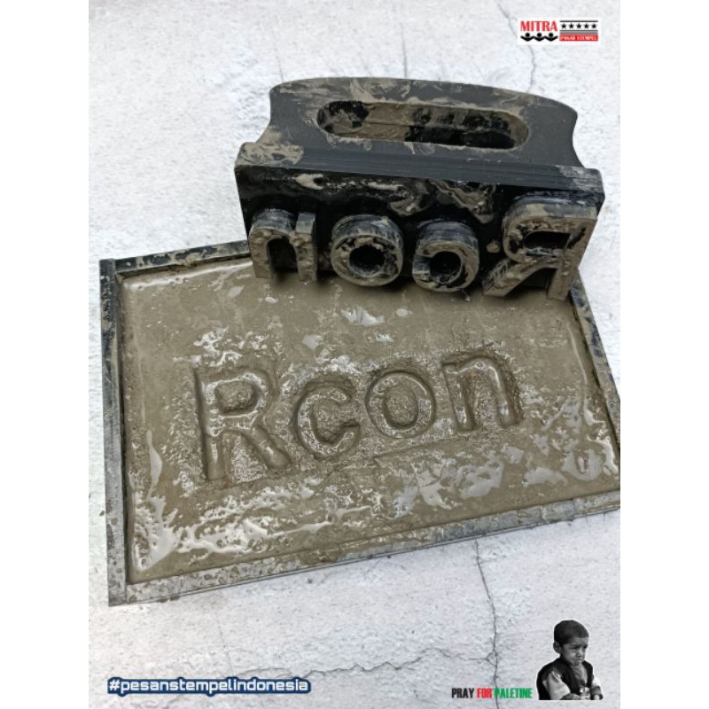 Jual stempel emboss stempel beton basah | Shopee Indonesia