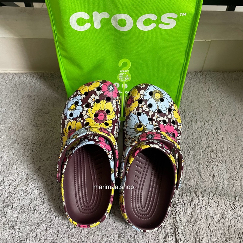 Jual Crocs classic retro floral ORIGINAL store indo sepatu sandal crocs ...