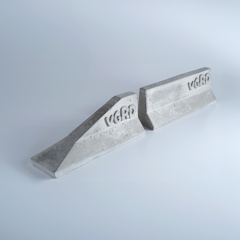 Jual Double Barrier High Quality Concrete Ramp Fingerboard Obstacles ...