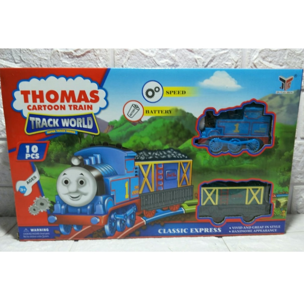 Jual mainan edukasi kereta rel berjalan rail king train baterai operasi ...