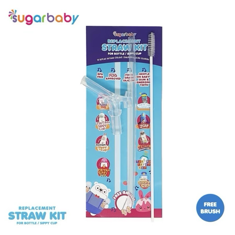 Jual SUGAR BABY - Replacement Straw For Kids Bottle TKB400 / TKB SL600 ...