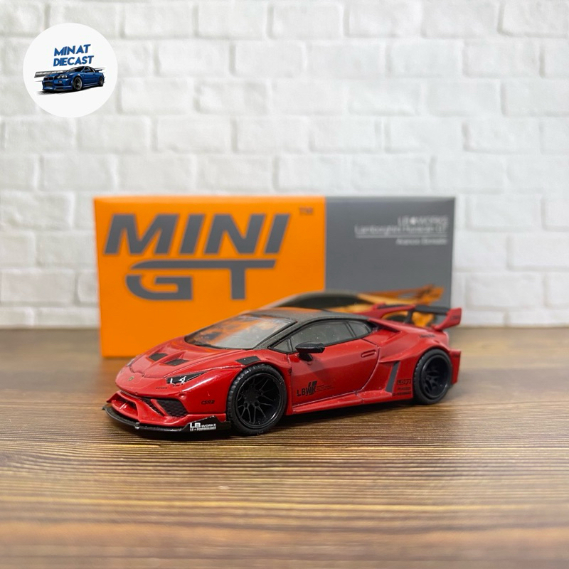 Jual Mini gt lb works lamborghini huracan gt rosso mars unsealed ...