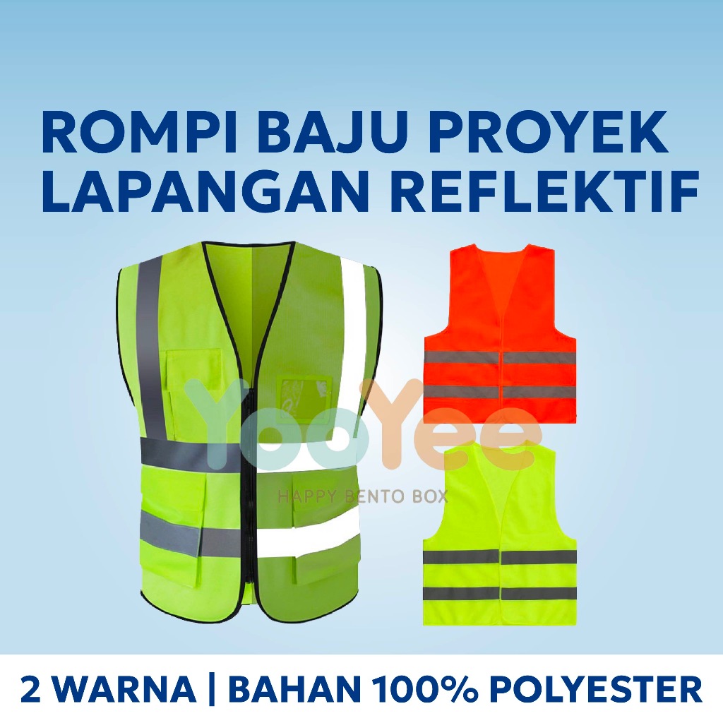 Jual Yooyee Rompi Baju Proyek / Parkir / Custom / Safety Vest ...