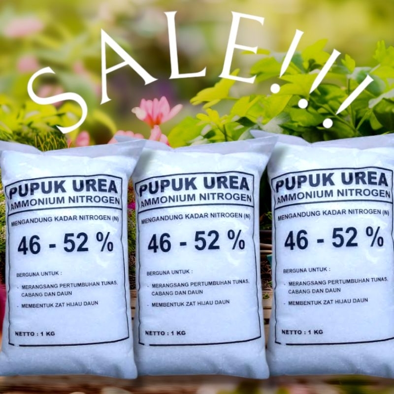 Jual pupuk urea putih nitrea N 46% pupuk terbaik | Shopee Indonesia
