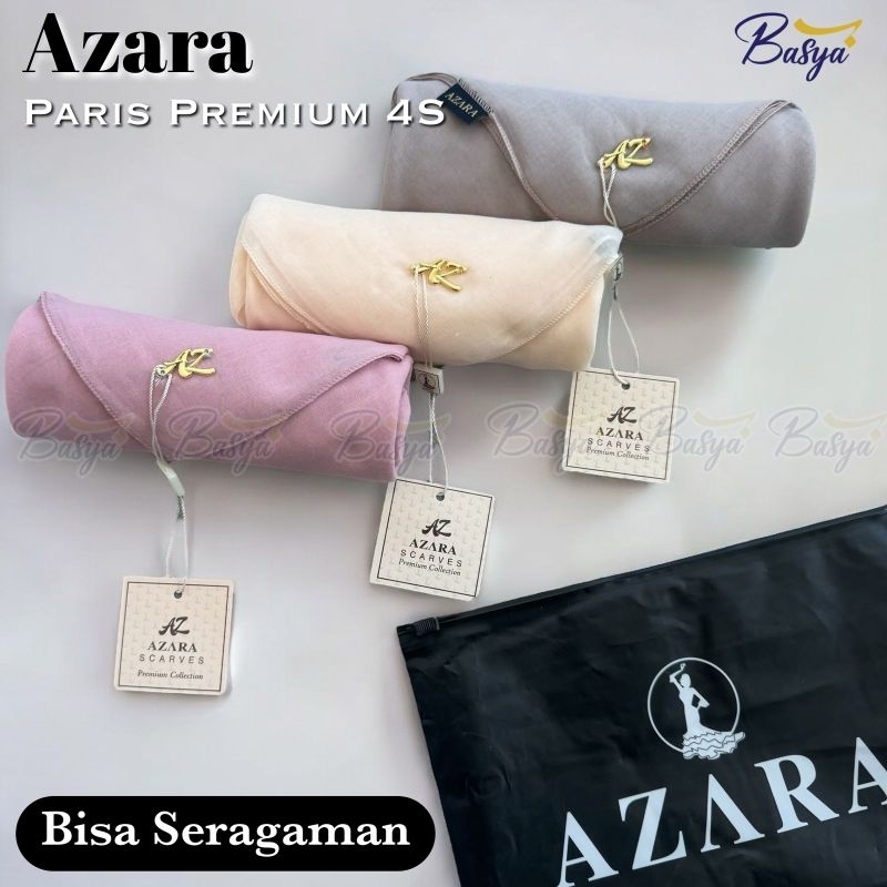 Jual (Azara pouch) SEGI EMPAT PARIS PREMIUM 4SISI•jilbab segiempat ...