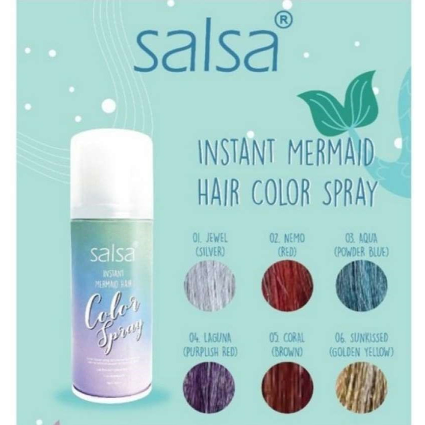 Jual SALSA Instant Mermaid Hair Color Spray - Semir | Cat Rambut ...