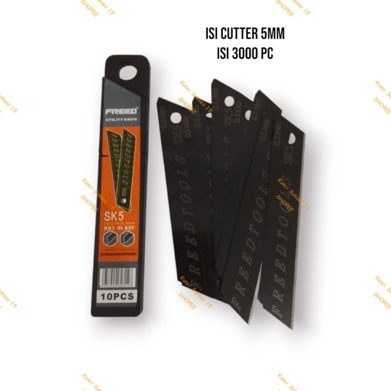 Jual reffil cutter besar FREED /Isi cutter mata pisau cutter freed ...