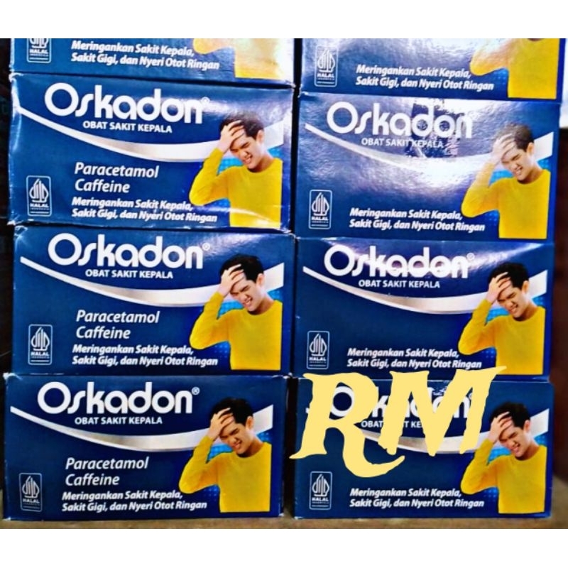 Jual PERBOX OSKADON BIRU ISI 50Lembar obat sakit kepala Oskadon 1lembar ...