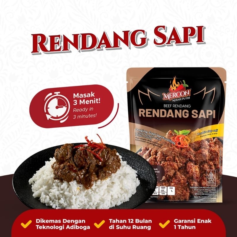Jual RENDANG SAPI | Shopee Indonesia