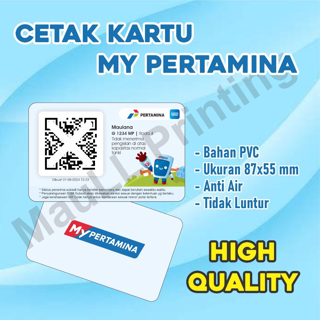 Jual Cetak Kartu My Pertamina / ID Card / dan Kartu Lainnya | Shopee Indonesia