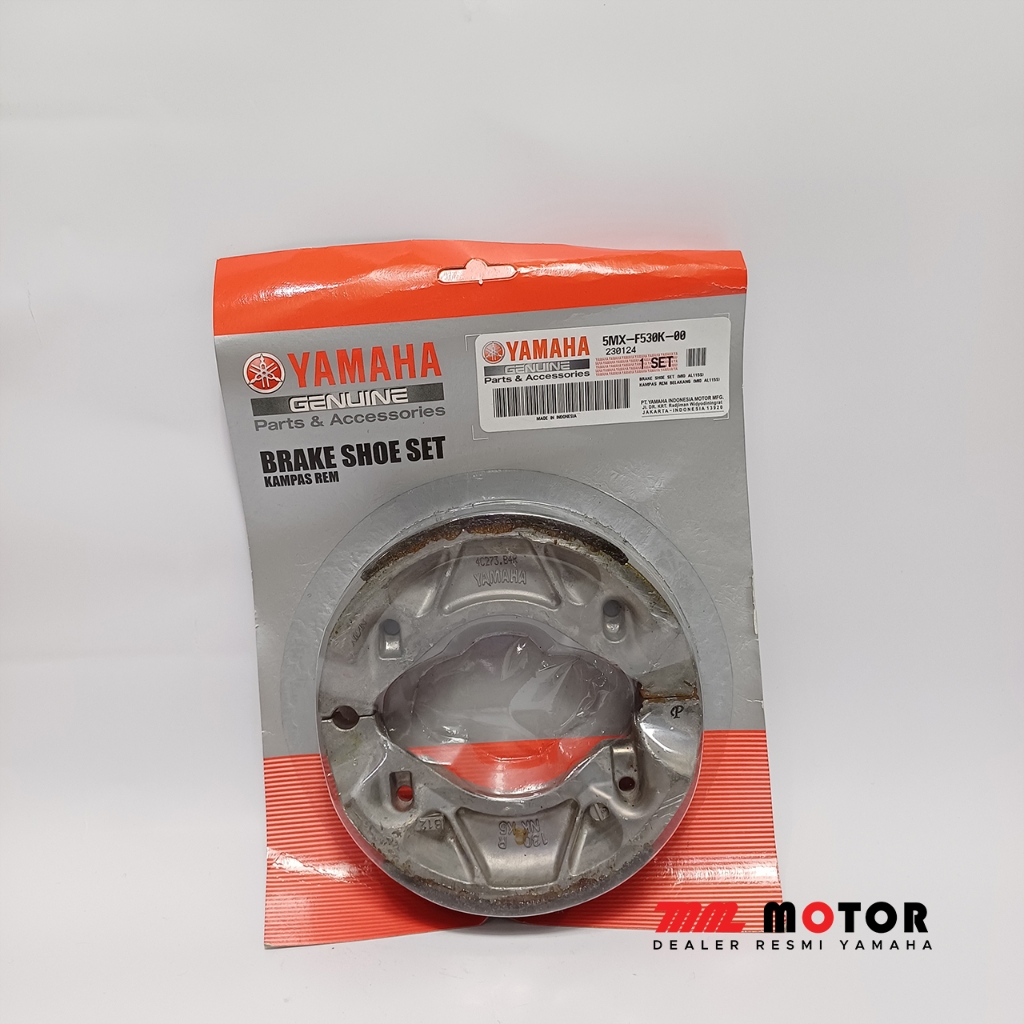 Jual BRAKE SHOE SET (MIO AL115S)/KAMPAS REM MIO, FINO, XEON, XRIDE ...