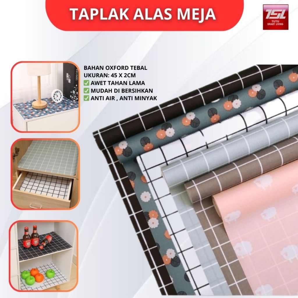 Jual TUTU Alas Meja Laci Lemari Dapur Taplak Meja Alas Dapur Serbaguna ...