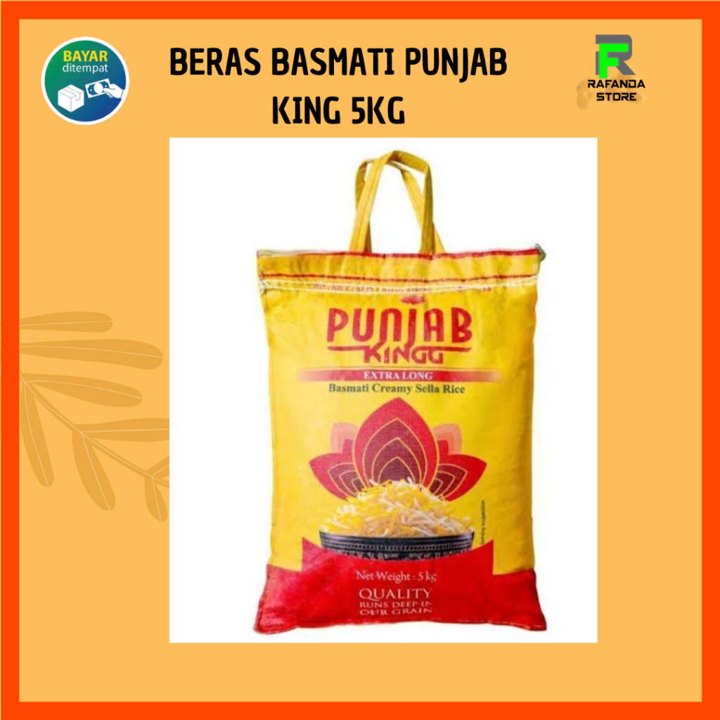 Jual Beras Basmati Punjab King Premium 5 Kg Halal | Shopee Indonesia