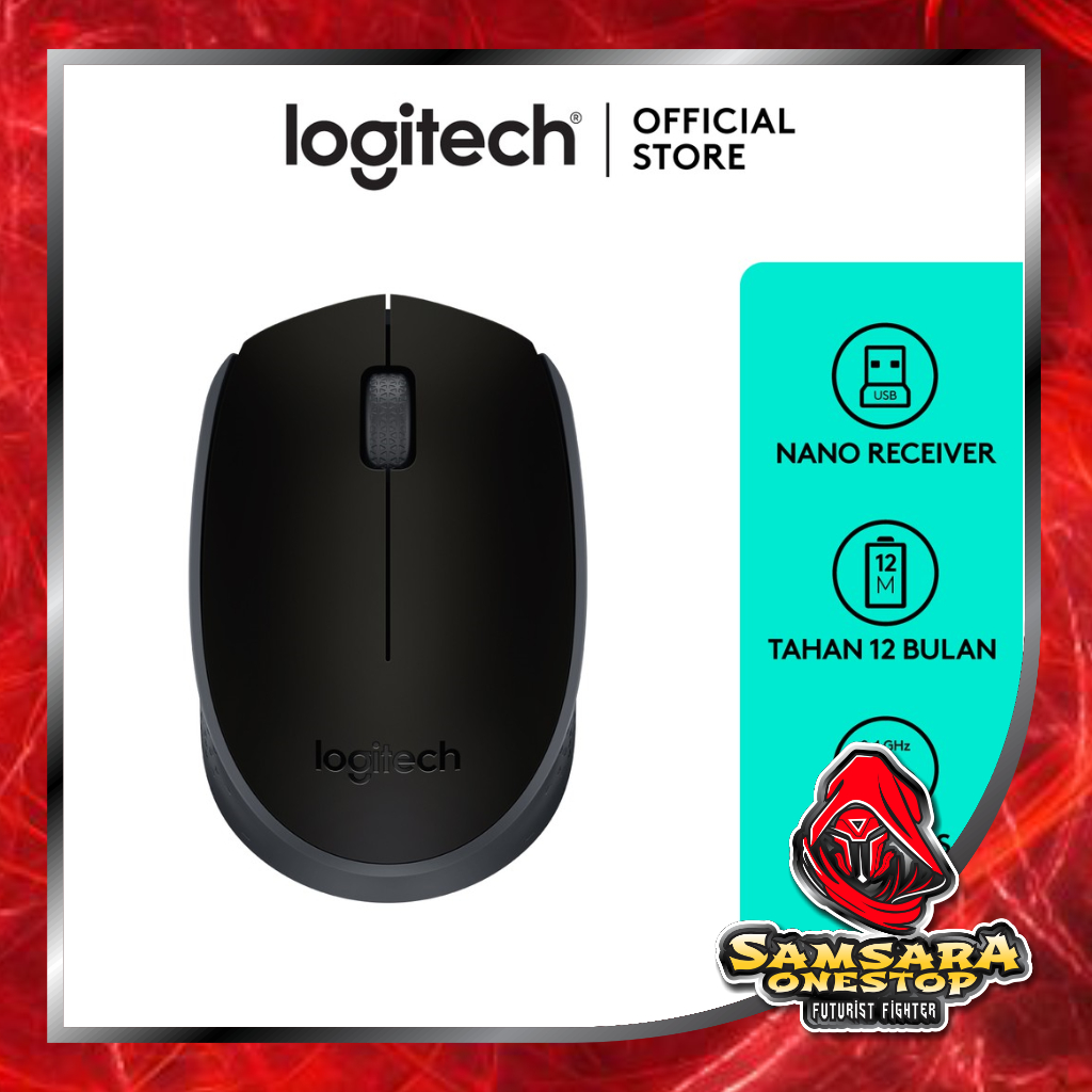 Jual MOUSE WIRELESS LOGITECH M170 / mouse LOGITECK N170 bluetooth 100% ...