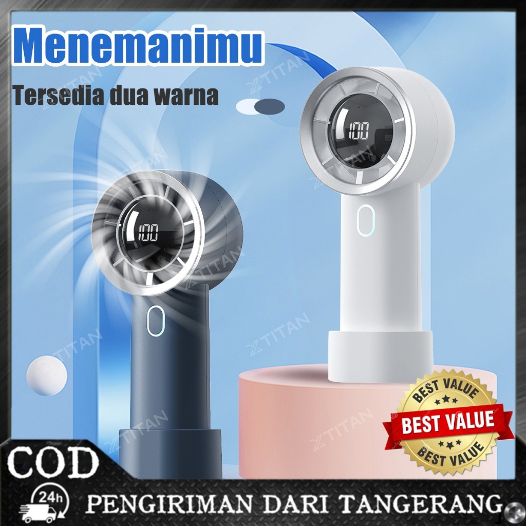Jual XTITAN Kipas Mini Kipas Jet Genggam Isi Ulang Angin Kencang ...