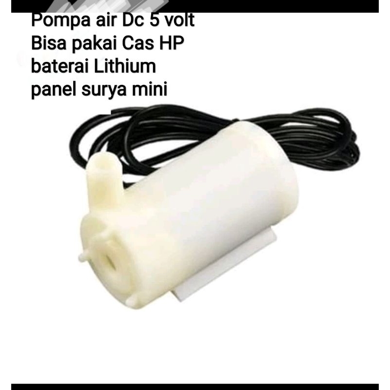 Jual Pompa Air Mini Dc 3.7v - 5 volt bisa untuk Aquarium kolam ikan dll ...