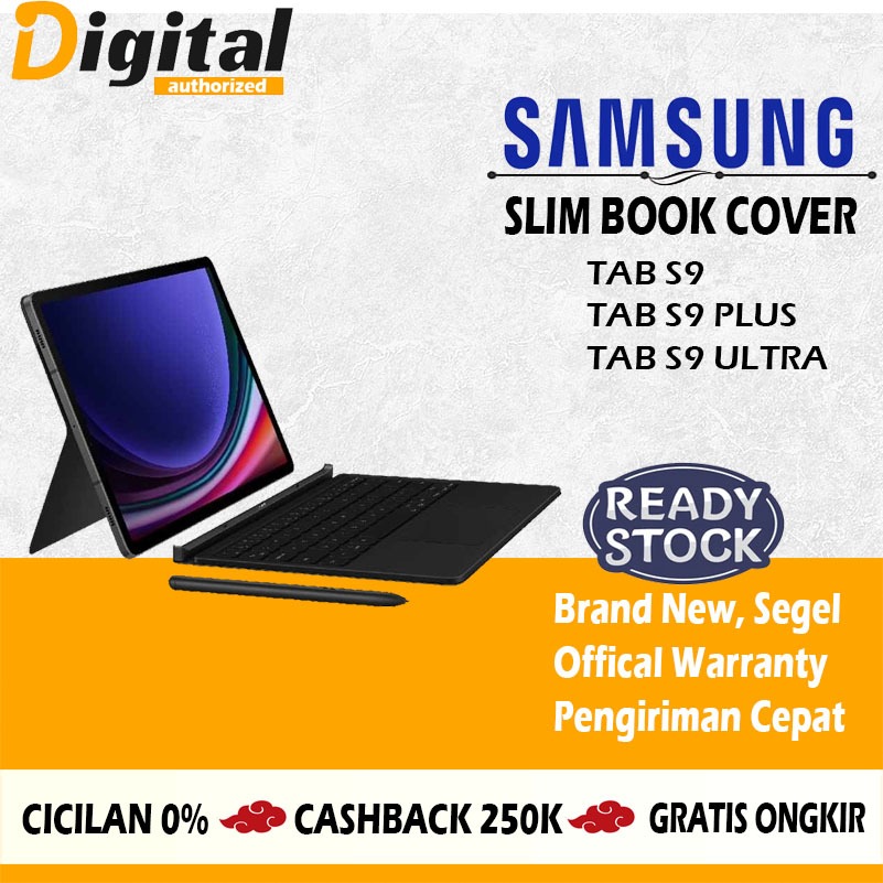 Jual Samsung Book Cover Keyboard Galaxy Tab S9 Ultra S9 Plus Resmi ...