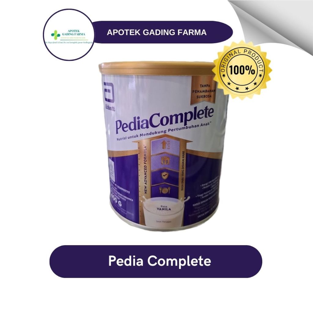 Jual Pedia Complete / Pediasure Complete 400gr Vanila | Shopee Indonesia