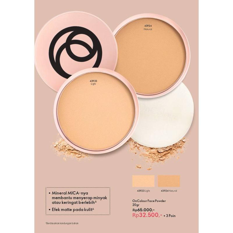 Jual 43924 On Colour Face Powder( Natural) | Shopee Indonesia