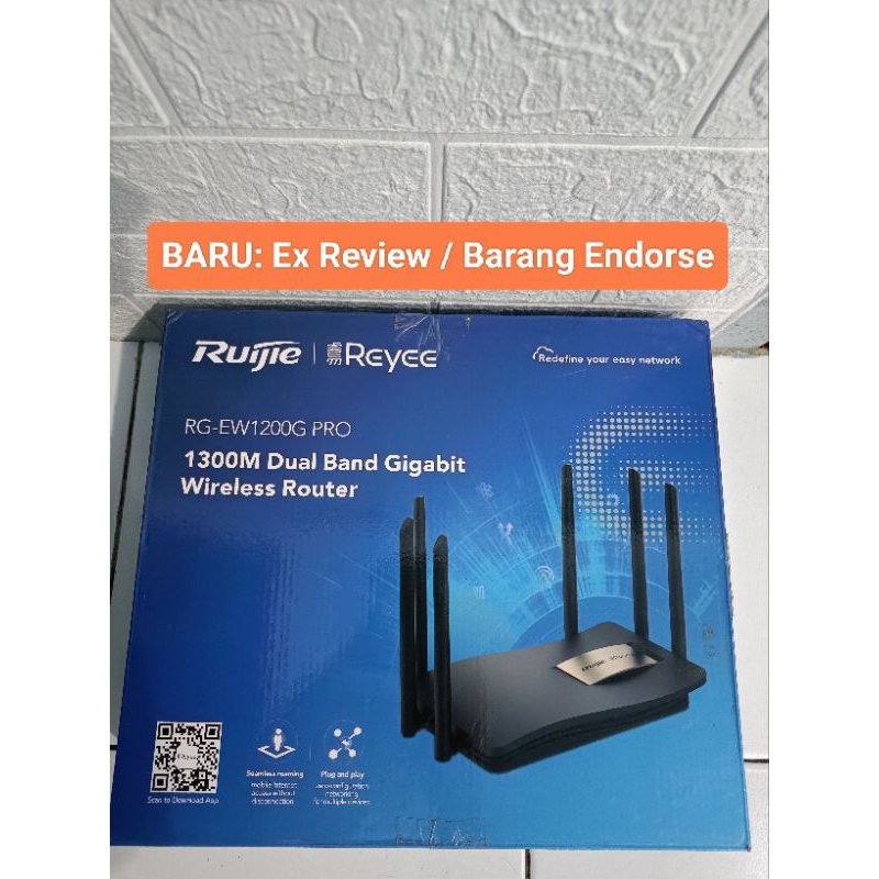 Jual Ruijie Reyee RG EW 1200 - RG-EW1200G Pro Gigabit Dual Band (Ex Review) | Shopee Indonesia