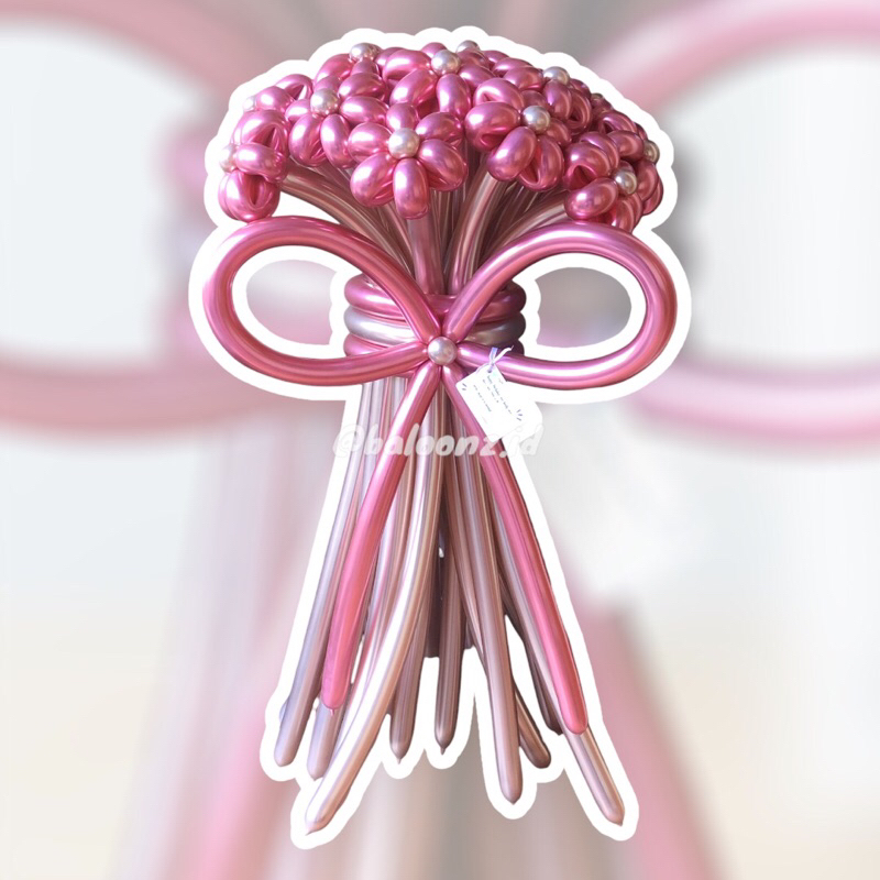 Jual (BACA DESKRIPSI) BUKET BALON BUNGA TANGKAI PANJANG TANGSEL/BUKET ...
