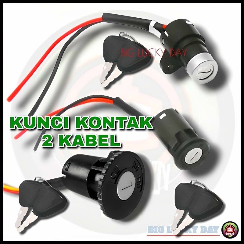 Jual KUNCI KONTAK 2 KABEL UNIVERSAL 2 POSISI ON OFF UNTUK SEPEDA ...