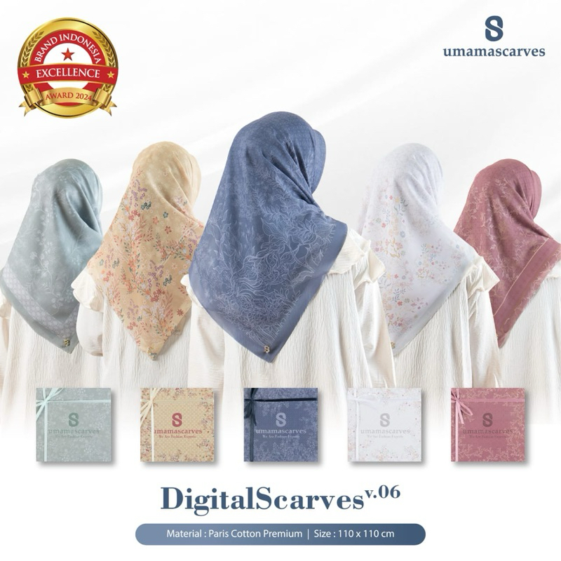 Jual Paket Hemat Umama Scarves dan Buckle Scarves Box Voal Digital ...