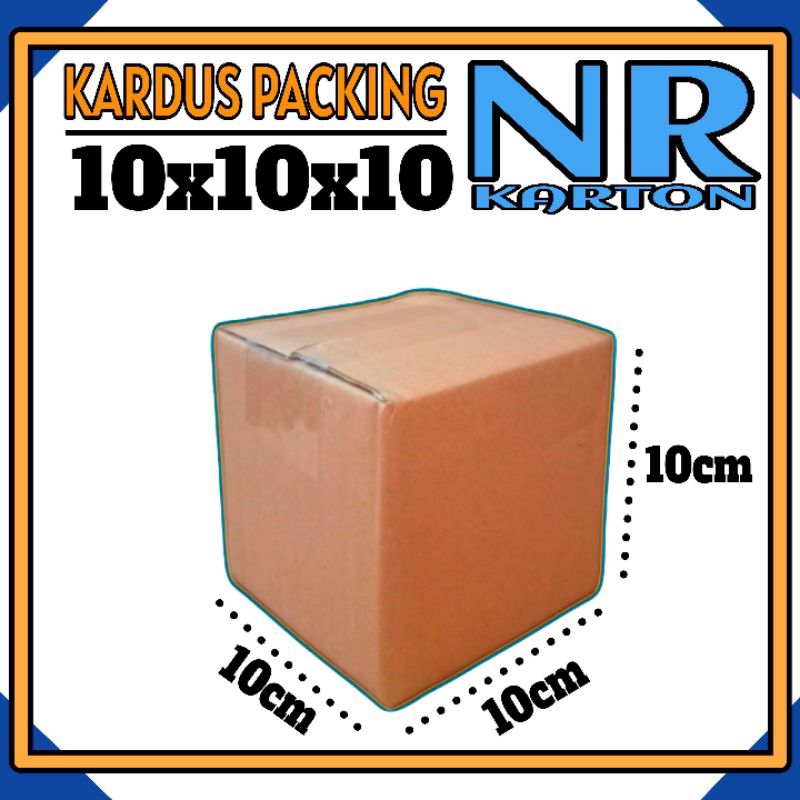 Jual kardus packing UK 10x10x10 kardus kecil kardus besar | Shopee ...
