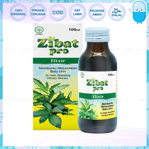 Jual ZIBAT PRO ELIXIR 100 ML MEMBANTU MELURUHKAN BATU GINJAL DIJAMIN ...