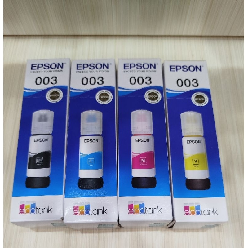 Jual Tinta Printer Epson Ori Type 664 dan 003 Semua Warna | Shopee Indonesia