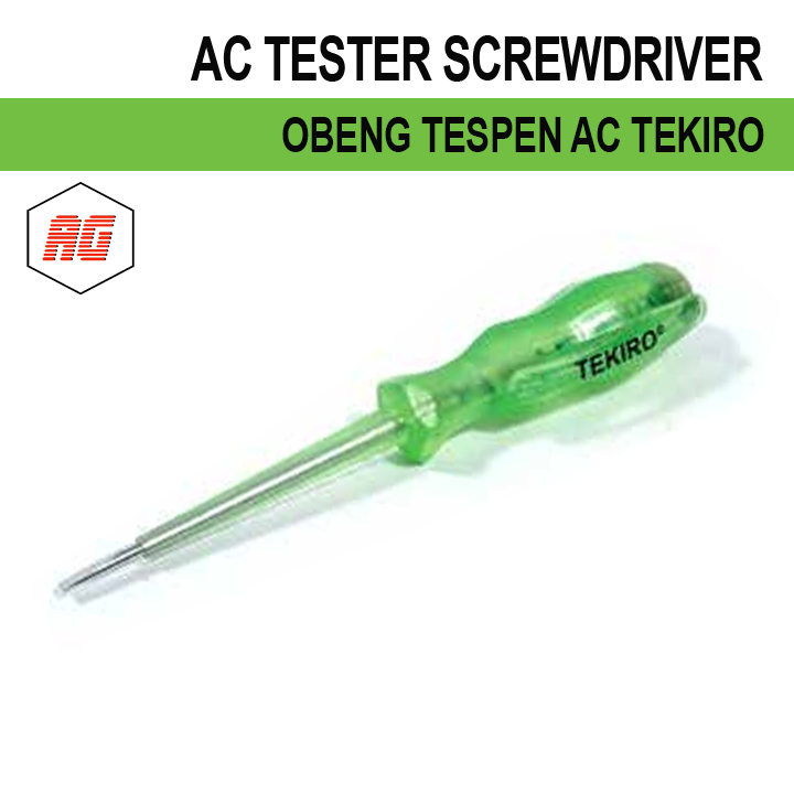 Jual TEKIRO Obeng Tespen AC / TEKIRO AC tester Screwdriver | Shopee ...