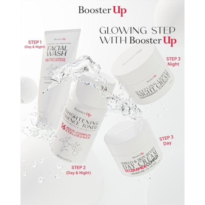 Jual BOOSTER UP ULTIMATE PLUS PACKAGE ( PAKET WAJAH ) | Shopee Indonesia