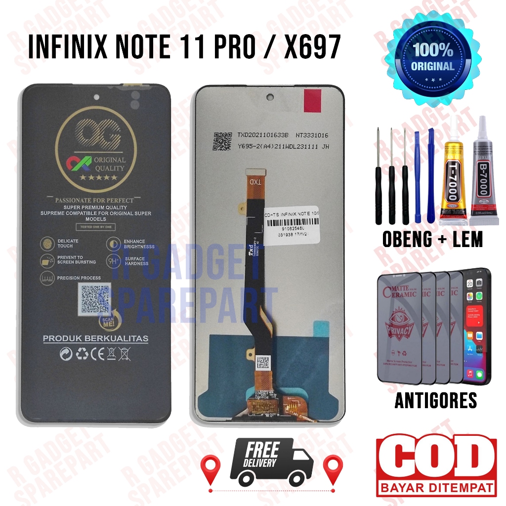 Jual Lcd Infinix Note 11 Pro / X697 Original OEM Quality Lcd ...