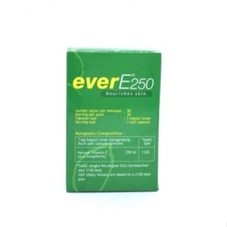 Jual EVER E 250 IU ( 1 BOTOL ISI 30 SOFT CAPSULE) | Shopee Indonesia