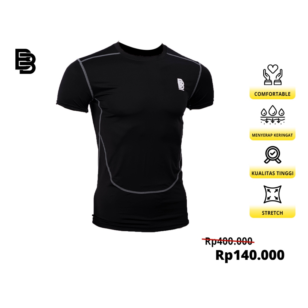 Jual Compression short sleeve shirt Ballerbro | Shopee Indonesia